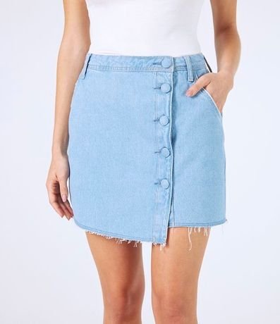 Pollera Jean con Botónes | Renner