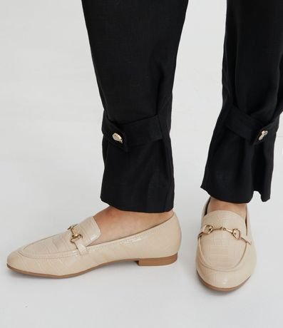 Zapato Loafer con Textura Croco y Detalle en la Parte Superior | Renner