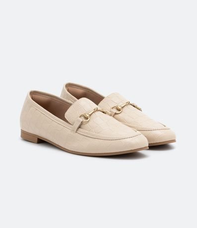 Zapato Loafer con Textura Croco y Detalle en la Parte Superior | Renner