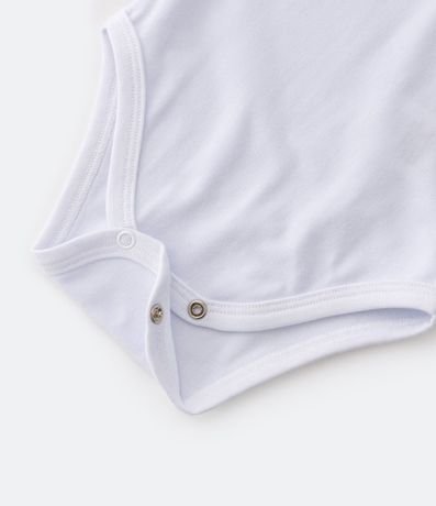 Body Básico Infantil en Cotton con Silk de Osito en el Pecho - Talle 0 ...