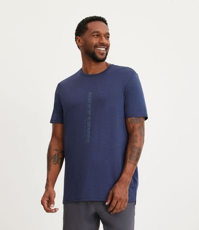 Remera Deportiva en Dry Fit con Lettering Reflectante | Renner