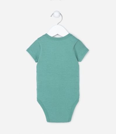 Body Básico Infantil en Cotton con Silk de Osito en el Pecho - Talle 0 ...
