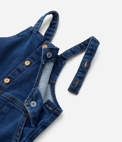 Peto Infantil en Jeans con Bajo plegado - Tam 0 al 18 meses | Renner