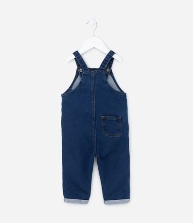Peto Infantil en Jeans con Bajo plegado - Tam 0 al 18 meses | Renner