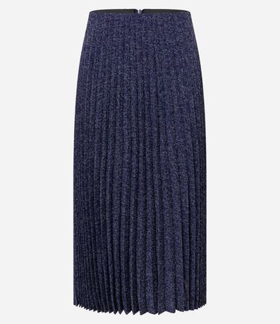 Pollera Midi Sastrería con Textura Plisada | Renner