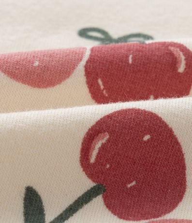 Body Infantil con Estampa Cerezas - Talle 0 a 18 meses | Renner