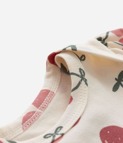 Body Infantil con Estampa Cerezas - Talle 0 a 18 meses | Renner