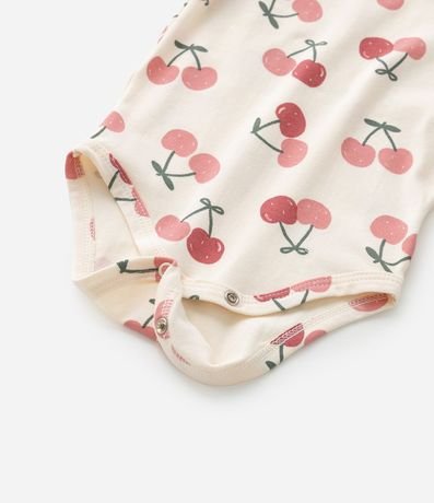 Body Infantil con Estampa Cerezas - Talle 0 a 18 meses | Renner