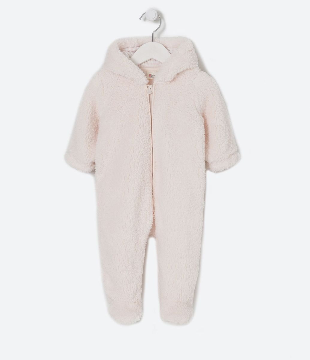 Mono Infantil Afelpado con Capucha de Orejitas - Talle 0 a 18 meses ...