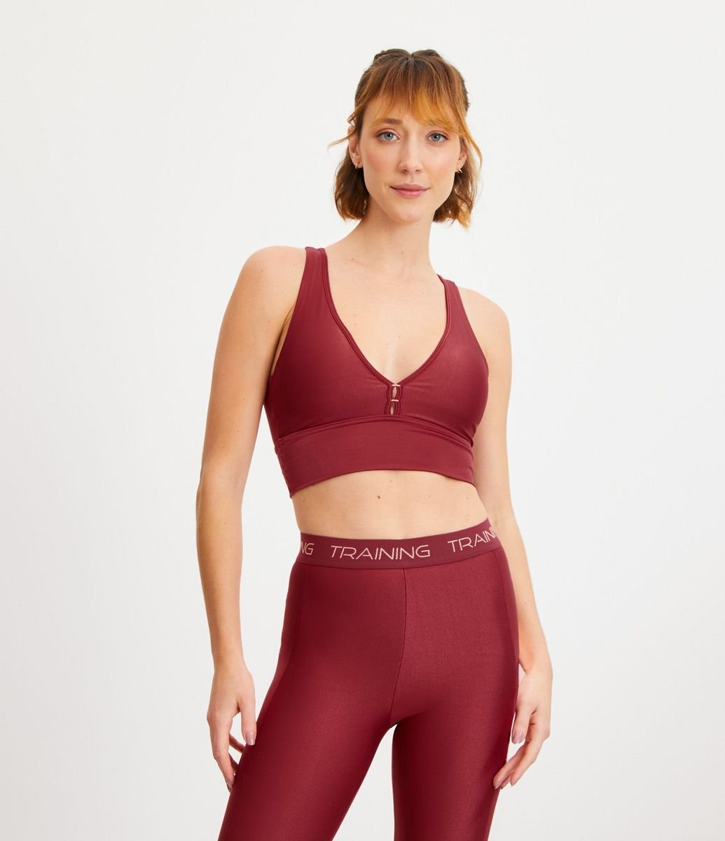 Top Bojo Deportivo en Poliamida con Recorte Hueco en la Espalda y ...