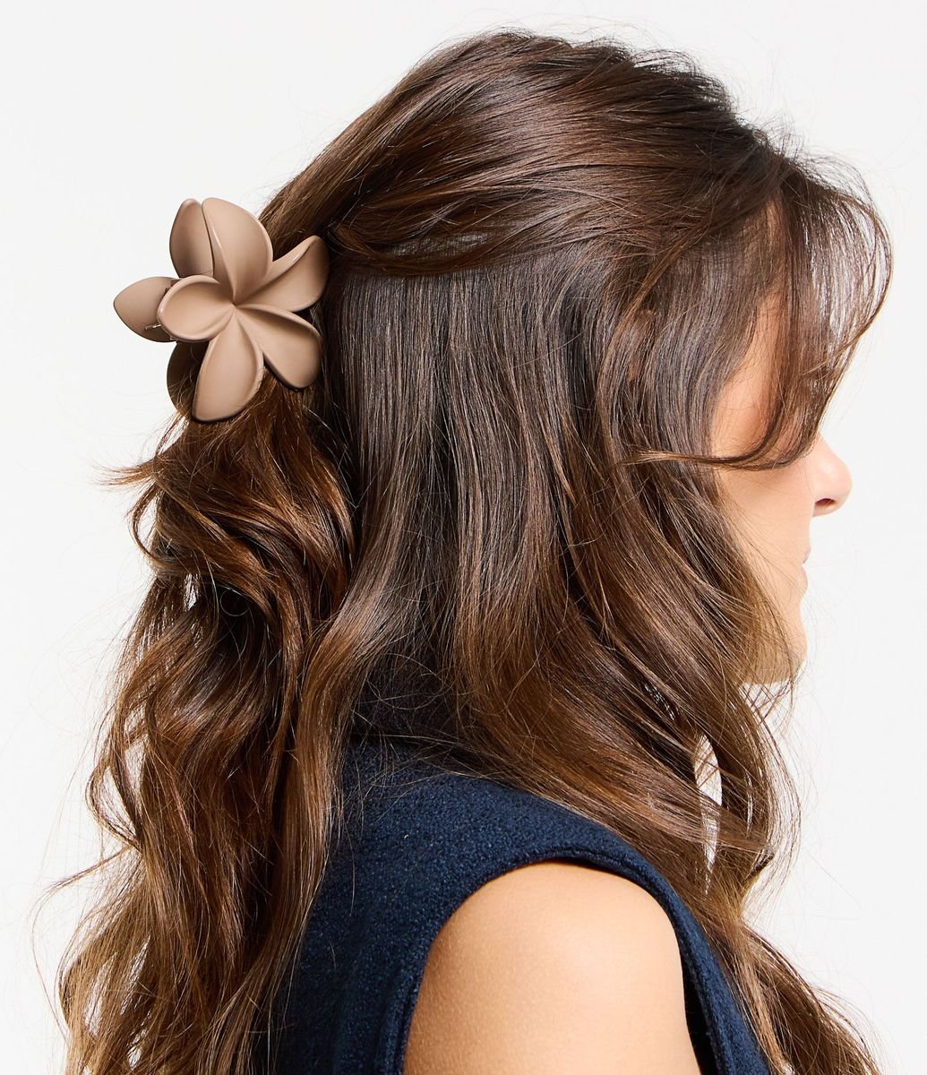 Pinza para el Pelo Mediana Gomosa Formato Flor Jasmín | Renner